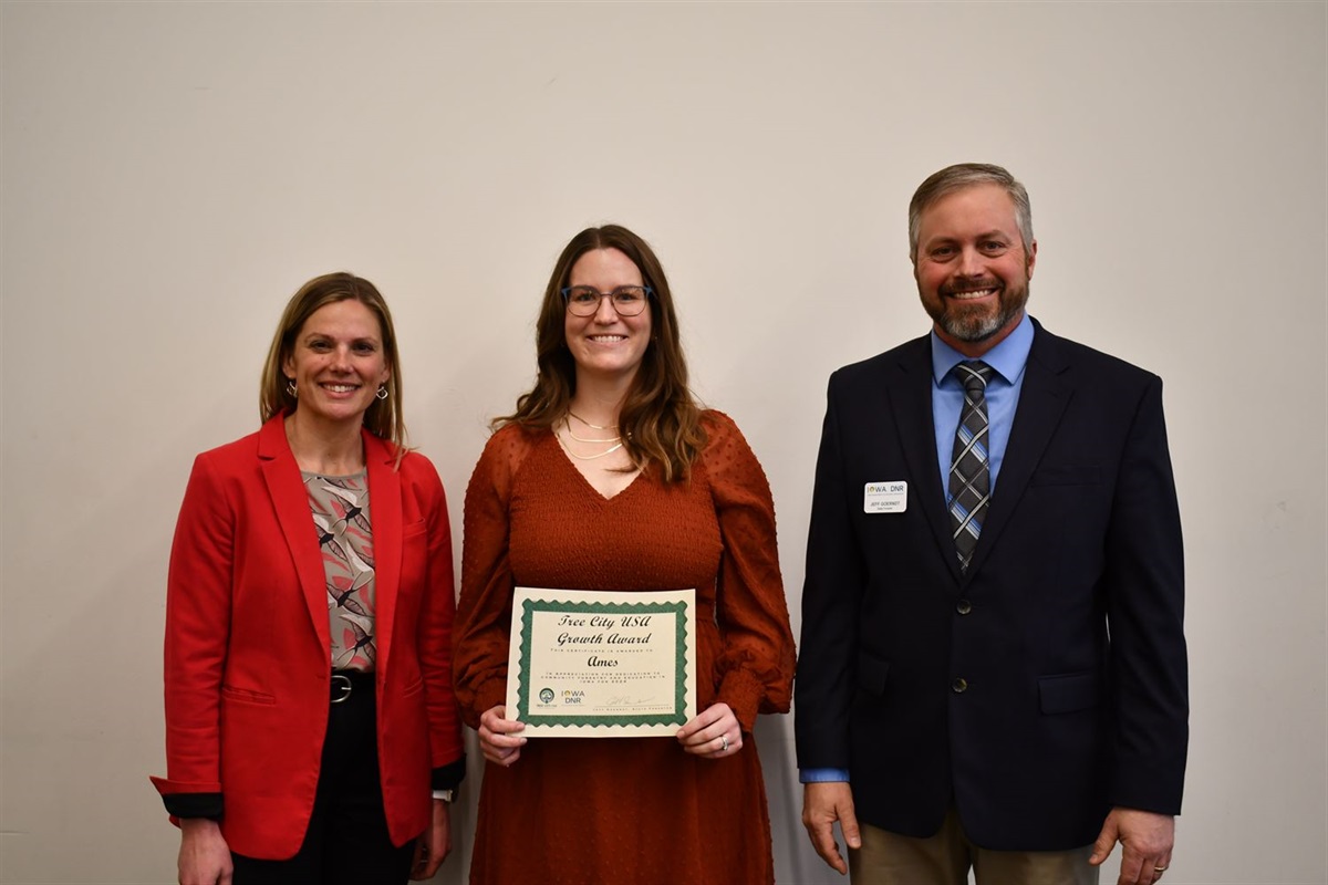Ames Receives Tree City USA and Growth Award - City of Ames, Iowa